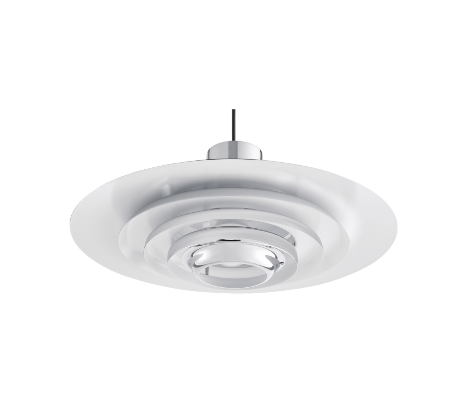 P376 Style Pendant Lamp Aluminium – Repro