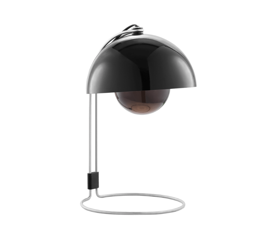 Flowerpot VP4 Style Table Lamp Black – Repro