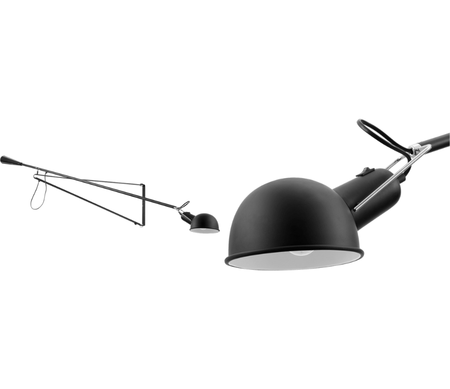 265 Style Wall Lamp Black – Repro