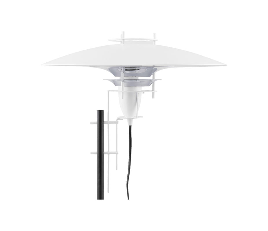 JL341 Style Floor Lamp White – Repro