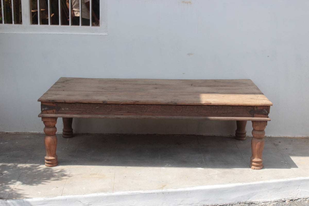 Wooden Coffee Table P03 (152W x 76D x 47H cm) – Repro