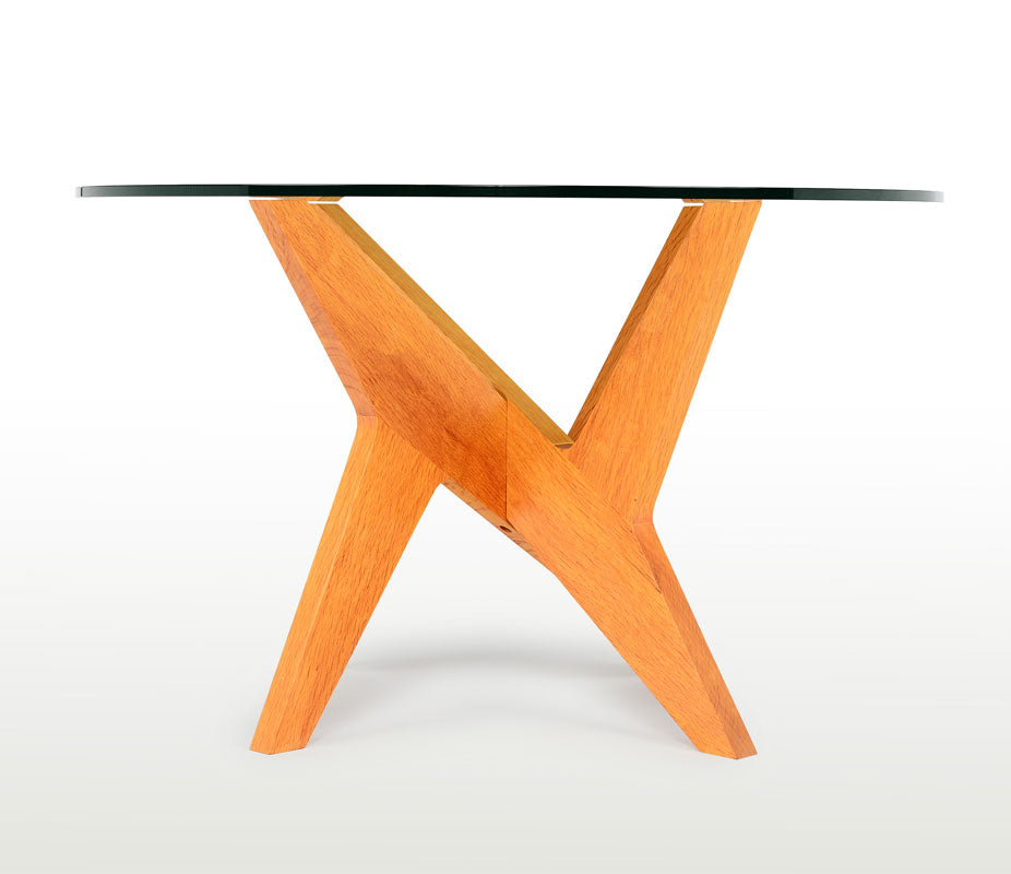 Cross Style Dining Table – Repro