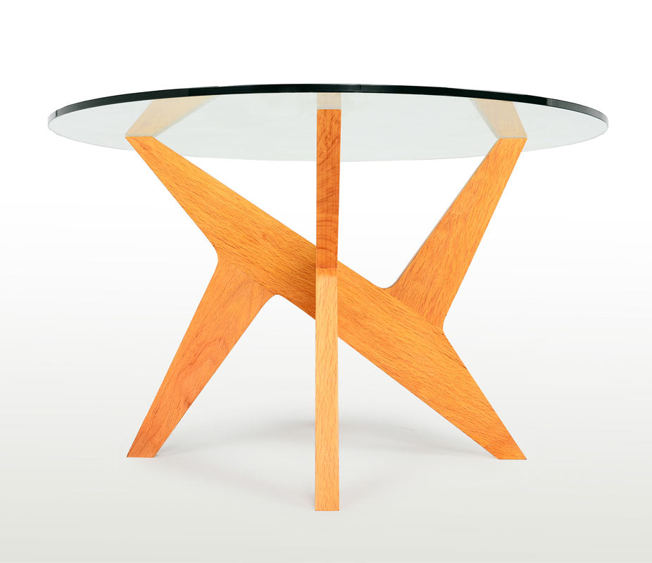 Cross Style Dining Table – Repro